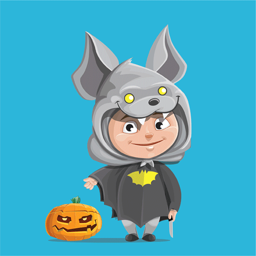 Halloween Batboy (Free Animated GIF) – Toon Characters
