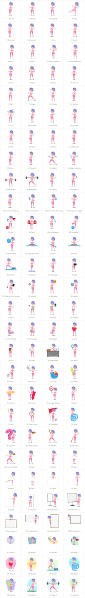 Bridget (112 Action Poses) – Toon Characters