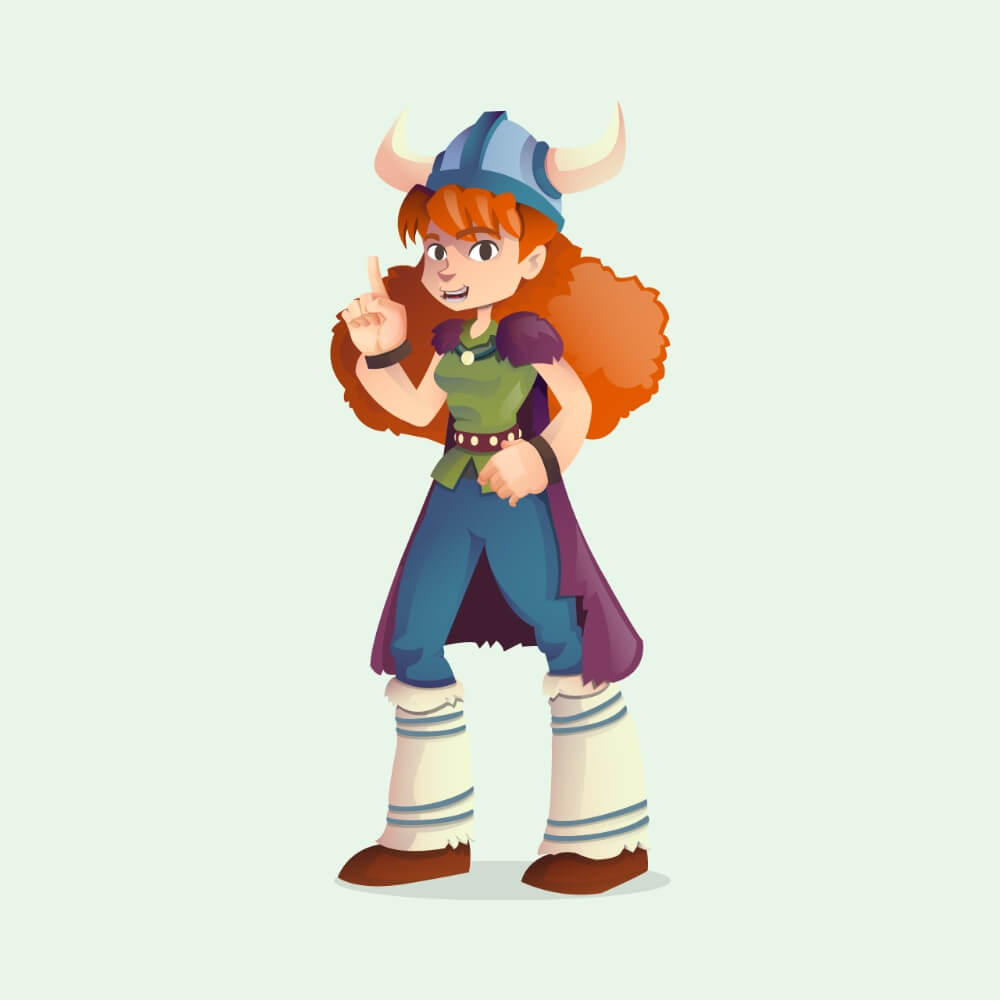 Ingrid (112 Action Poses) – Toon Characters