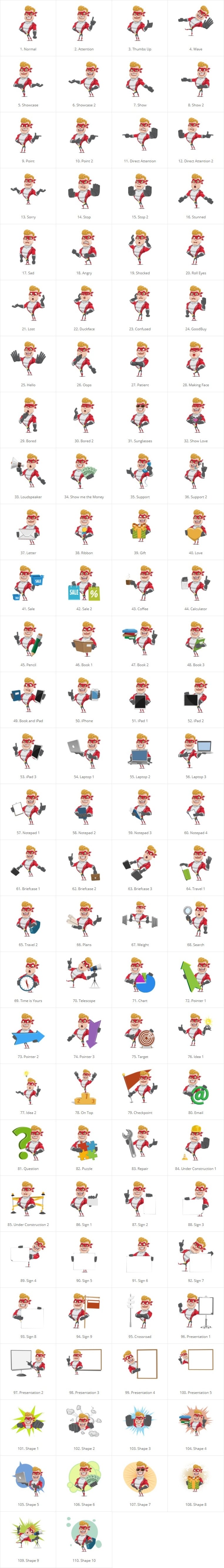 Mr. Magnetic (110 Action Poses) – Toon Characters