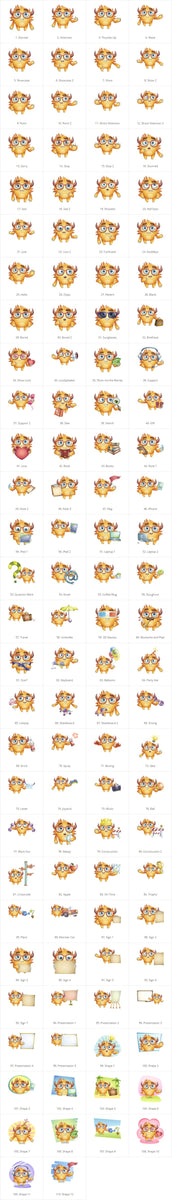 Ricky (110 Action Poses) – Toon Characters